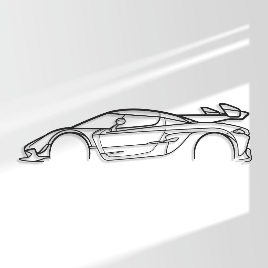 Koenigsegg Jesko - Metal Wall Art