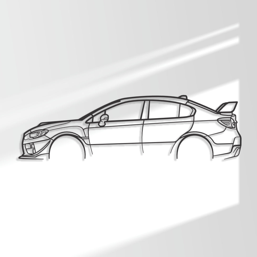 Subaru WRX STI (VA) - Metal Wall Art