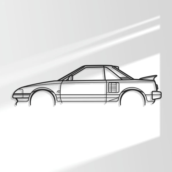 Toyota MR2 (AW11) - Metal Wall Art